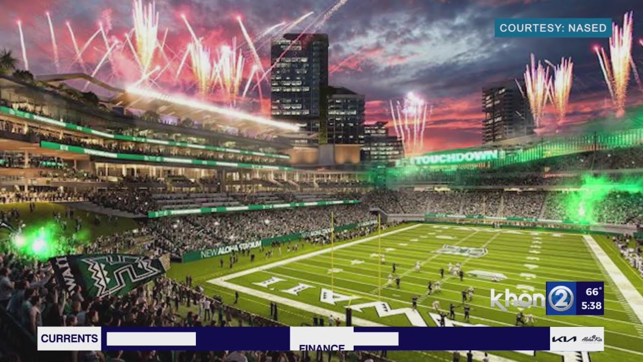 New Aloha Stadium set to be complete by 2028 - YouTube