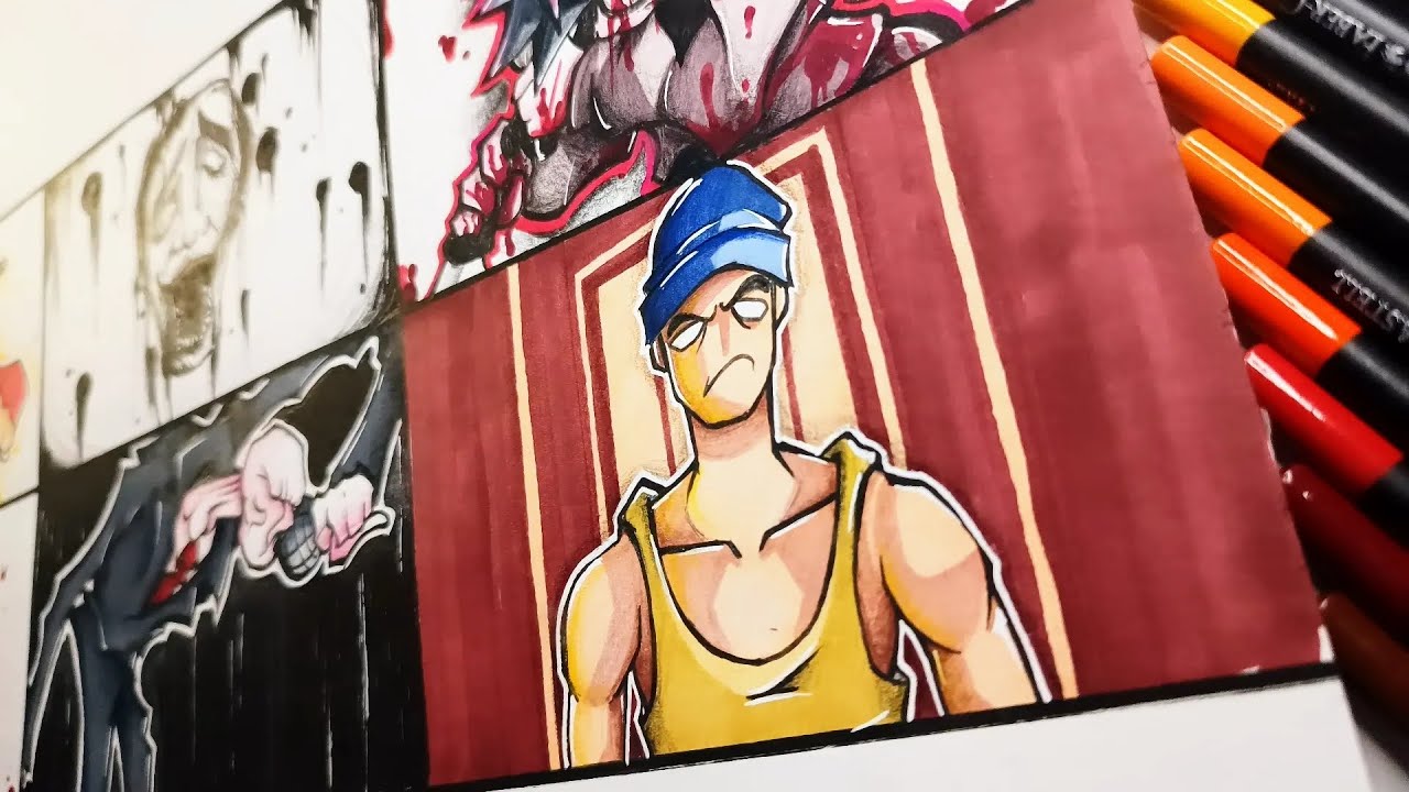 Drawing FNF MOD Trepidation 1.5 [ FRIDAY NIGHT FUNKIN' ] - YouTube