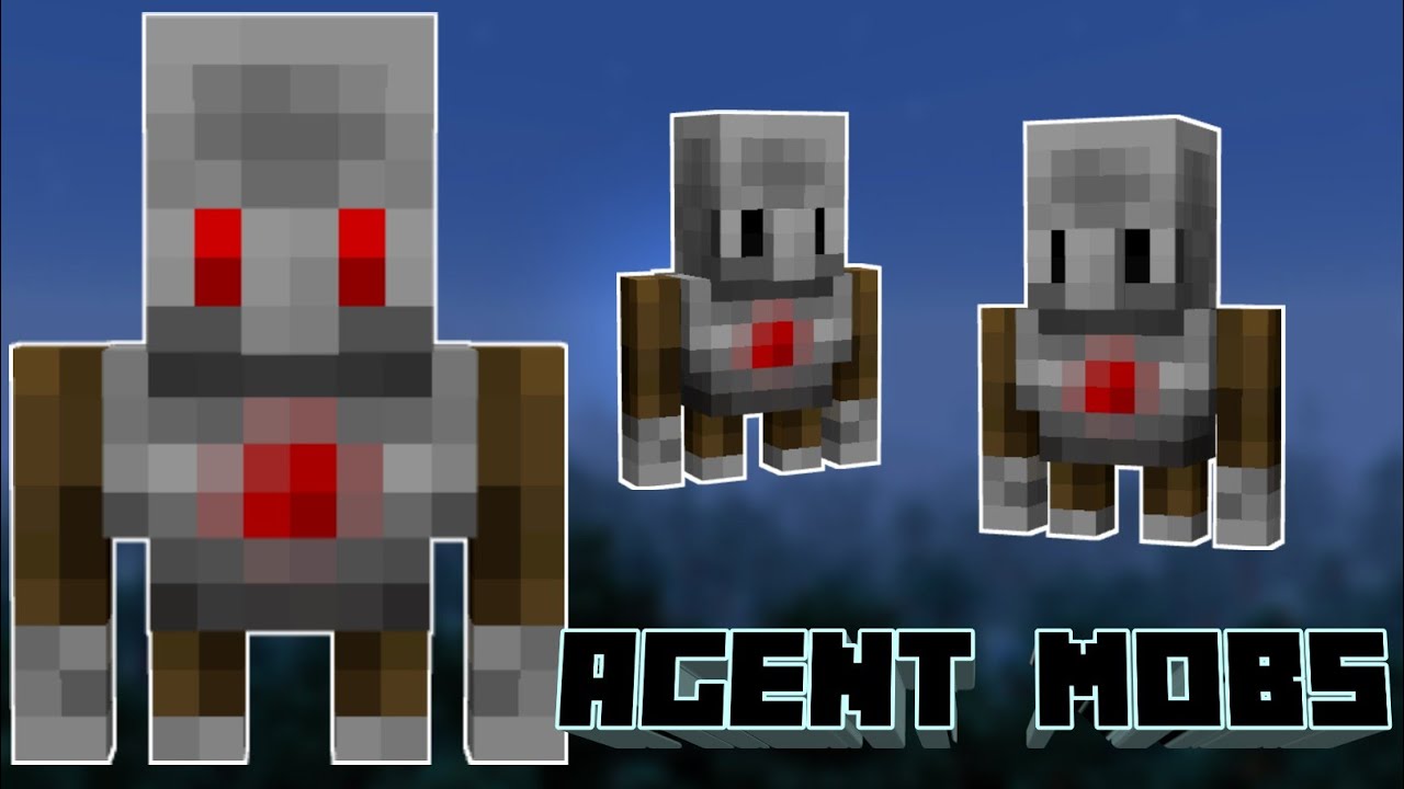 Wow!? Agent Mobs Addon For Minecraft Bedrock Edition V 1.17 | Minecraft ...