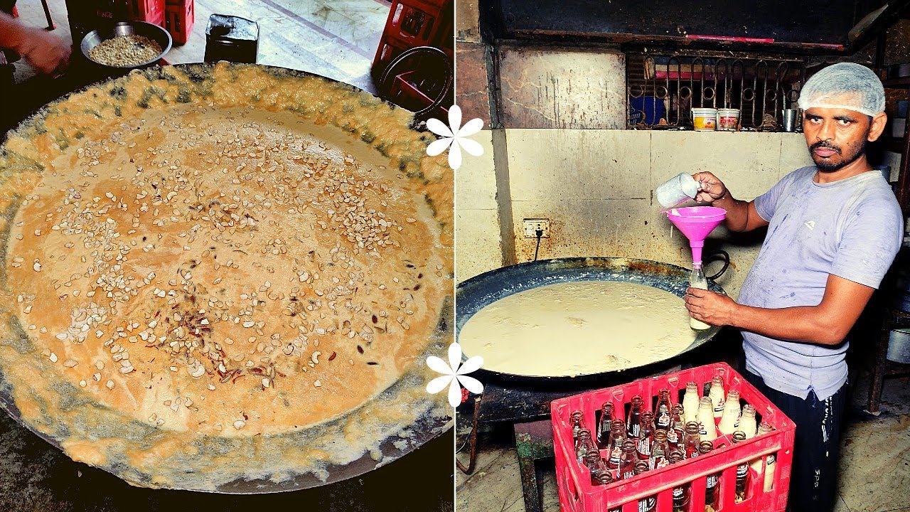 India Most Famous Kaju Milk Shake 😱😱 यह शेख पीकर दूसरी दुनिया में पहुंच ...