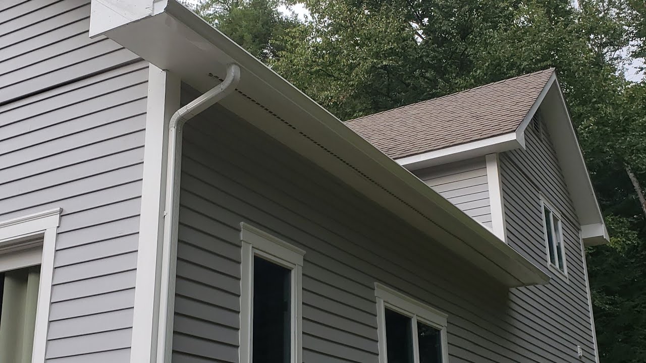 DIY Seamless Gutter - YouTube