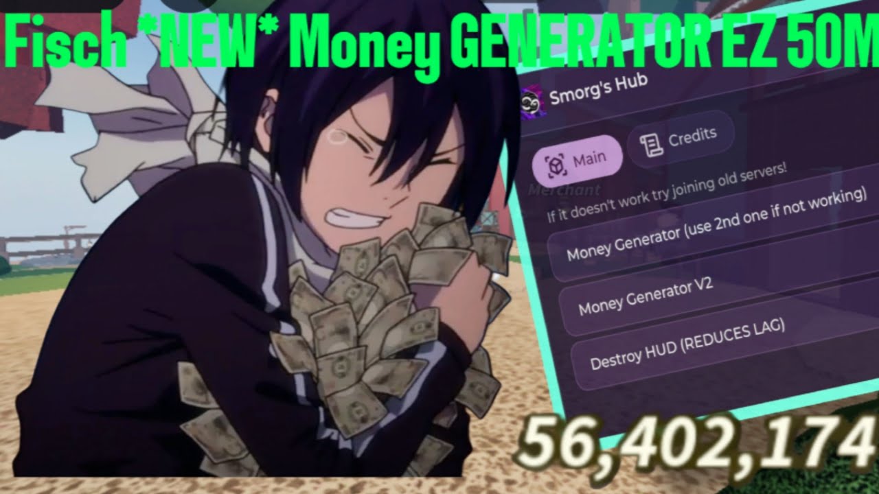 Fisch *NEW* Script Money GENERATOR REAL INFINITE MONEY Working 2025 🤑 ...