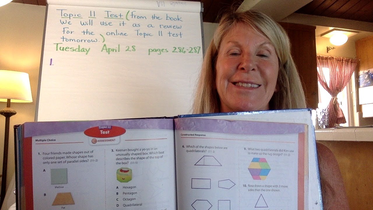 Pearson Math Topic 11 Test pages 286 - 287 3rd Grade - YouTube