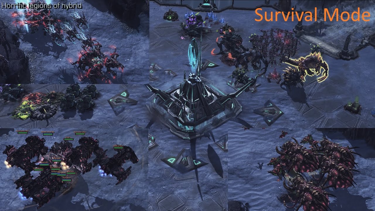 Starcraft 2 Solo Survival Mode: Temple of the Past - YouTube