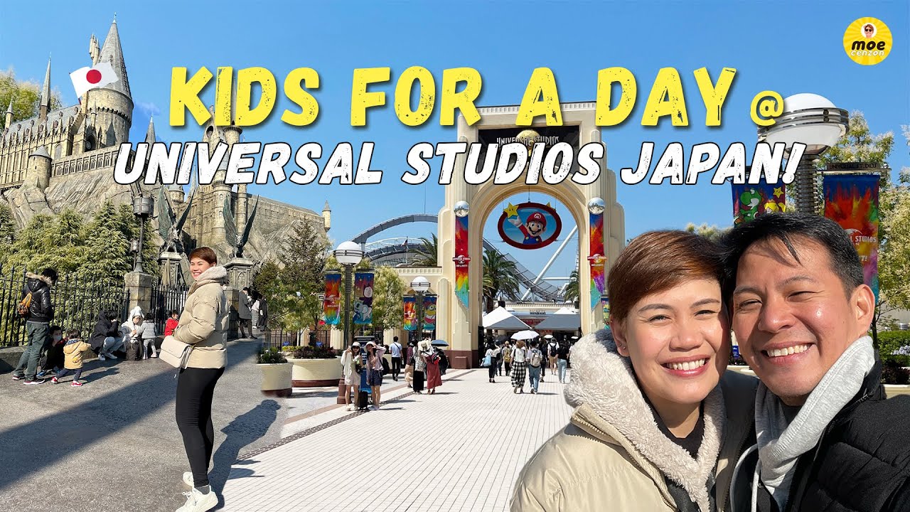 Kids for a day at UNIVERSAL STUDIOS JAPAN! | New Year with friends ...