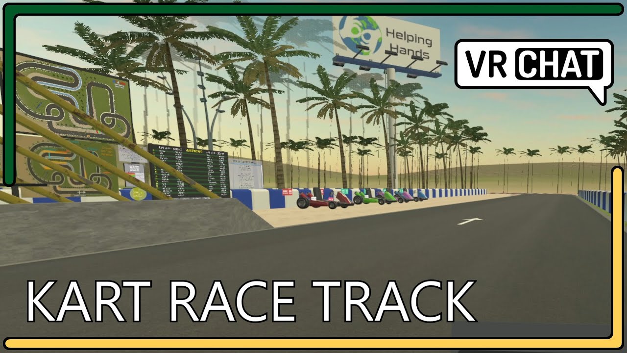 VRChat Kart Race Track - YouTube