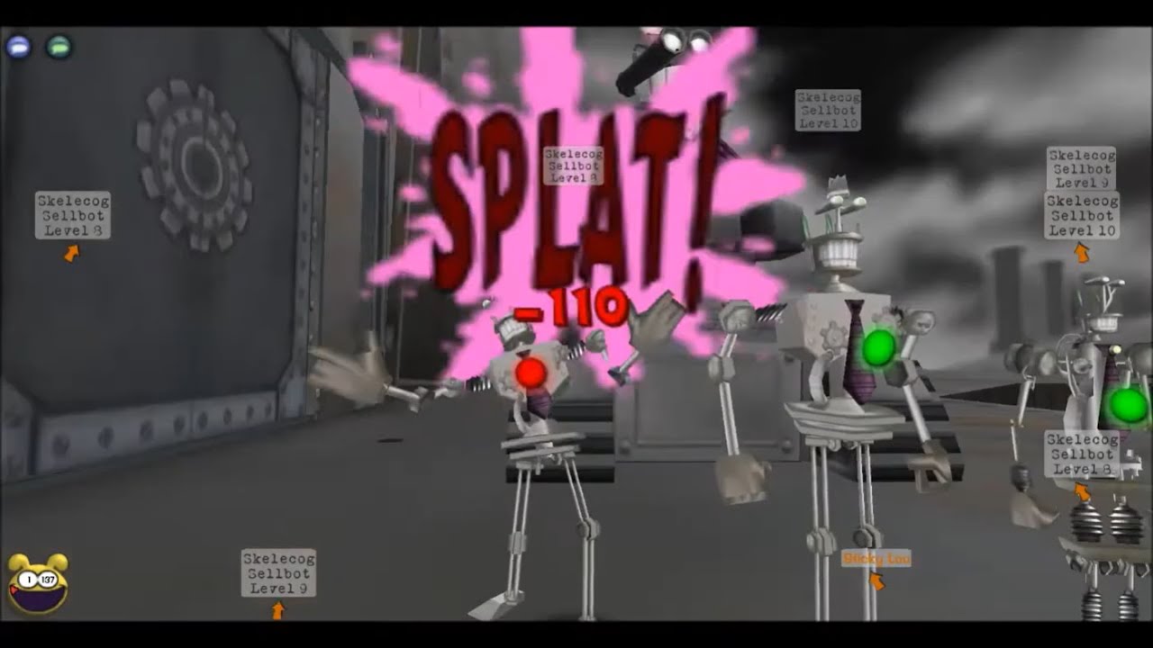 Toontown's First Ever 1-Laff VP Solo using No Lure SOS Cards & No Cogs ...