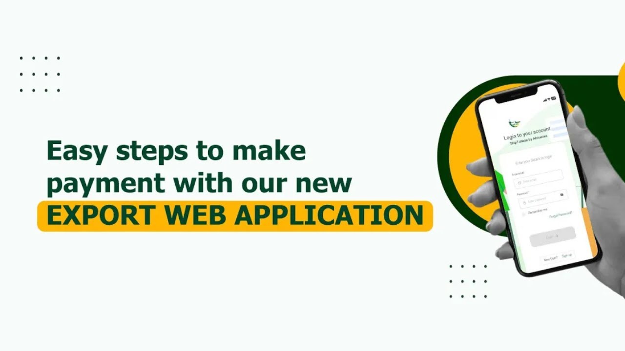 How To Make Payment for your shipment On Our Export APP - YouTube