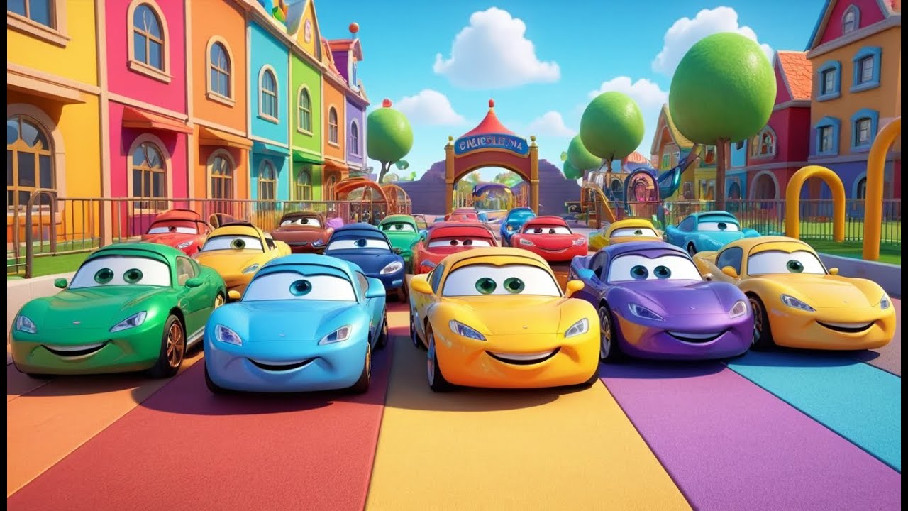 Count the Cars on the Busy Road | Fun Counting Song for Kids | Traffic ...