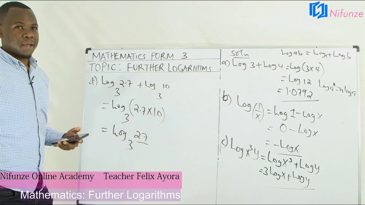 Further Logarithms - YouTube