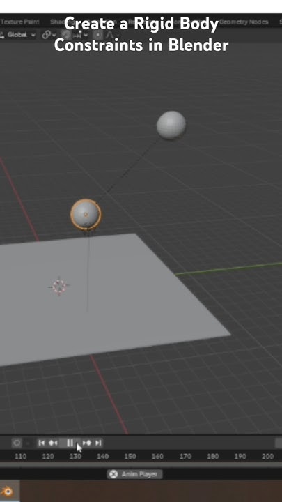 Creating Rigid Body Constraints in Blender | How to Create it #3d #blender #constraints - YouTube