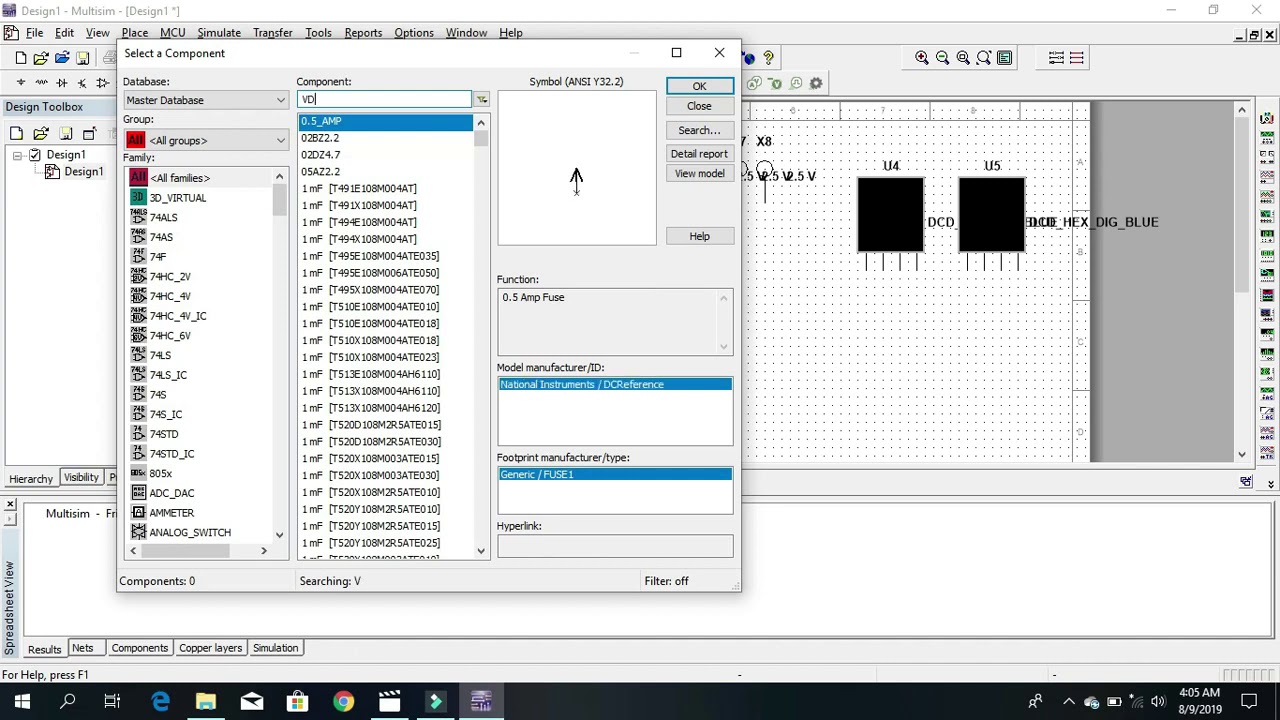 Cara Merangkai Rangkaian ADC DI MULTISIM - YouTube