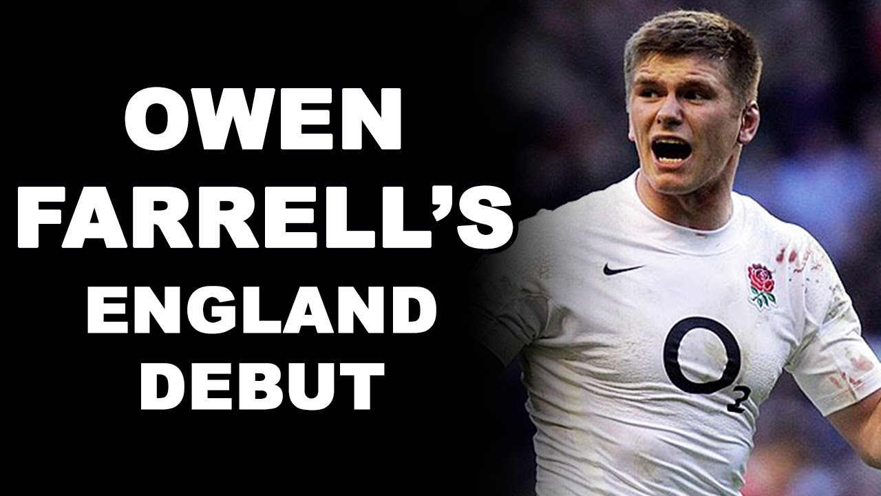 Owen Farrell's England Debut - YouTube