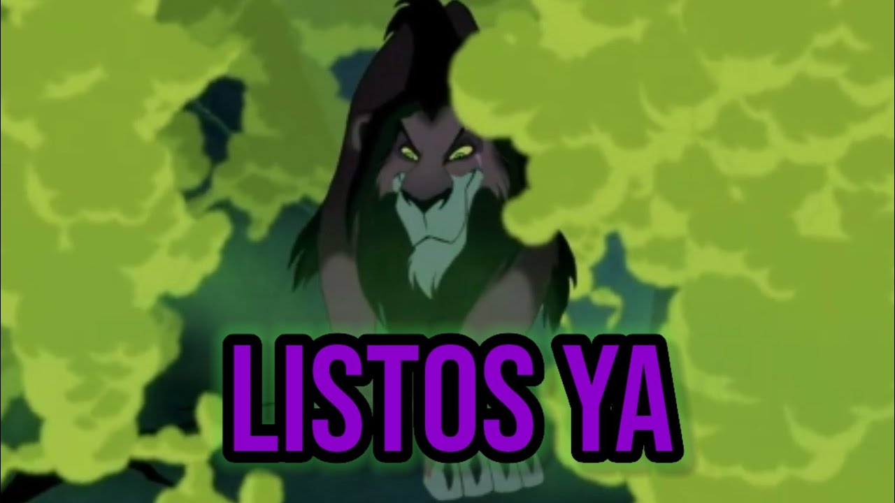 Listos Ya El Rey León - YouTube