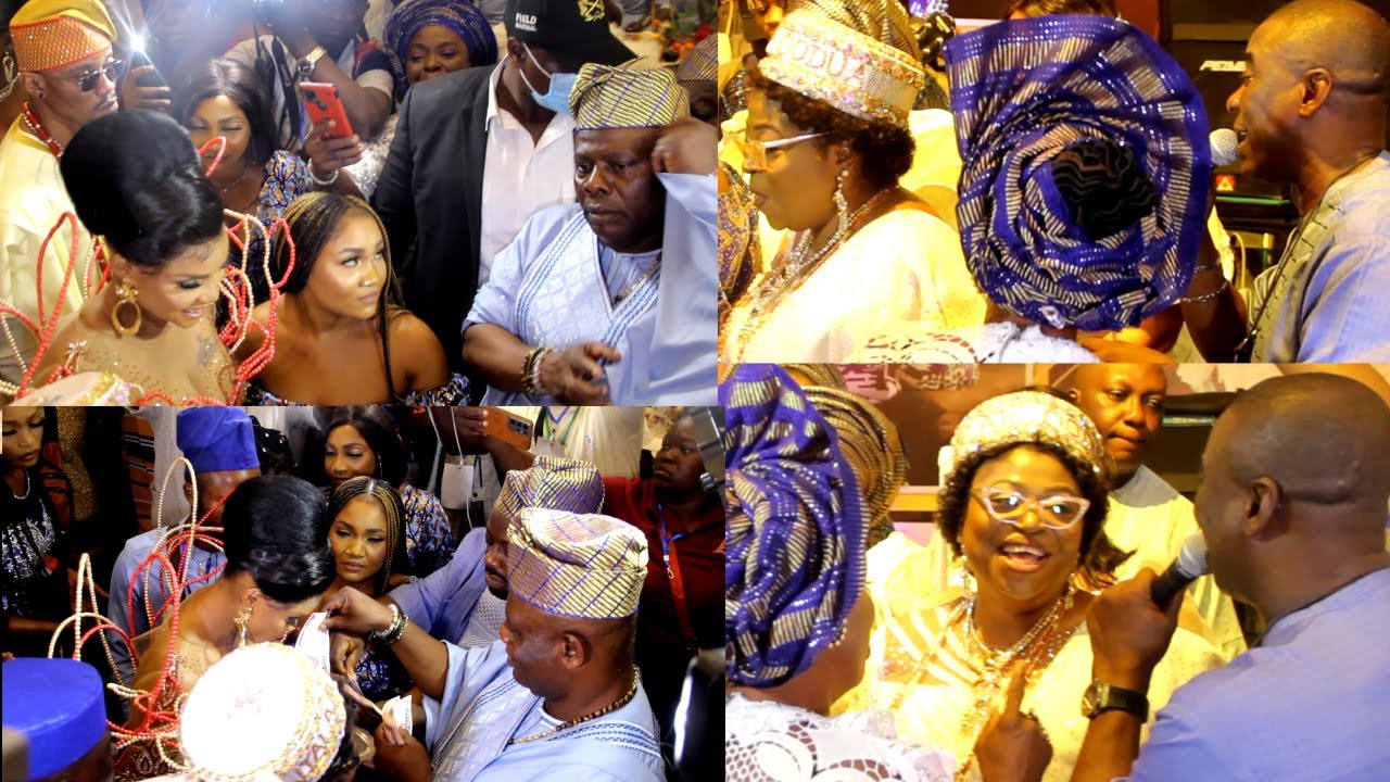 IYALAJE OODUA COMPETE DANCE WITH K ON STAGE/YINKA QUADRI,MUKA RAY SPRAY ...