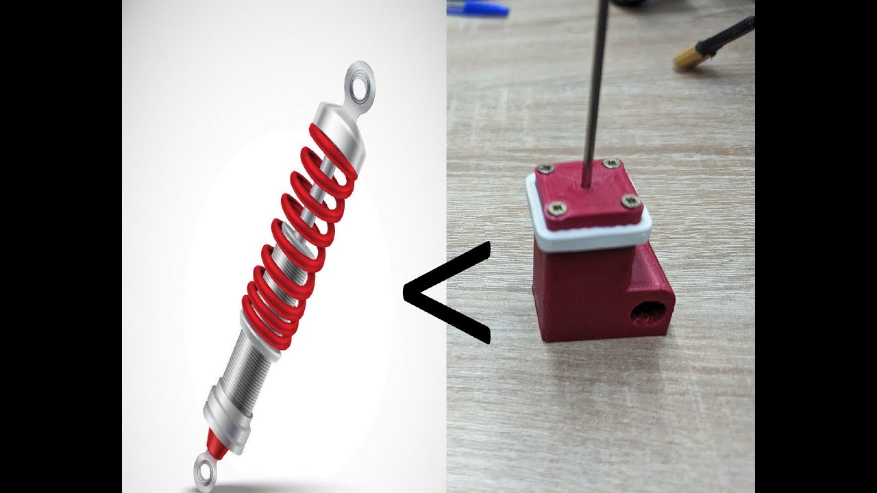 3D Printed ShocK absorber - YouTube