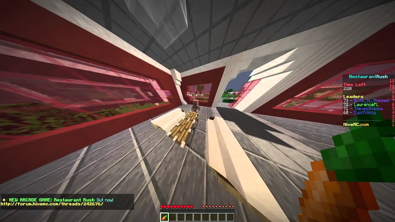 Minecraft Minigame - Resteraunt rush w/Emzy255 And Minigod951! - YouTube
