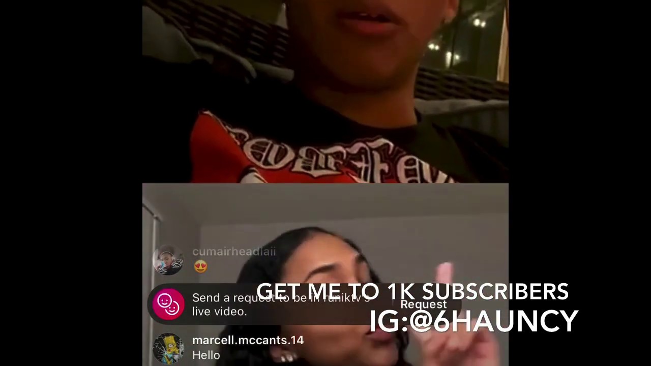 @Runiktv new girlfriend on live together (**MUST SEE**) - YouTube