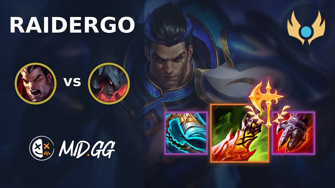 MID.GG: [ RaiderGO ] Darius TOP vs Aatrox | KR CHALLENGER | LOL Season ...