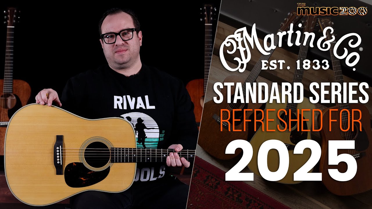 Martin Standard Series Refreshed for 2025! Golden Era Bracing, Vintage ...