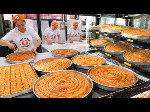 Kadın Ustalardan EFSANE BÖREK üretimi! Bu fırıncılar hiç durmuyor