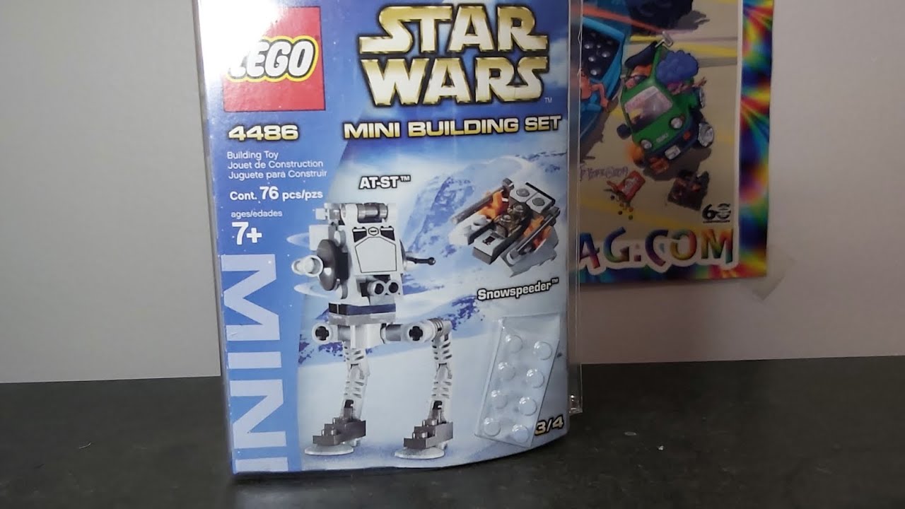 LEGO Star Wars 4486: Mini AT-ST and Snowspeeder REVIEW - YouTube