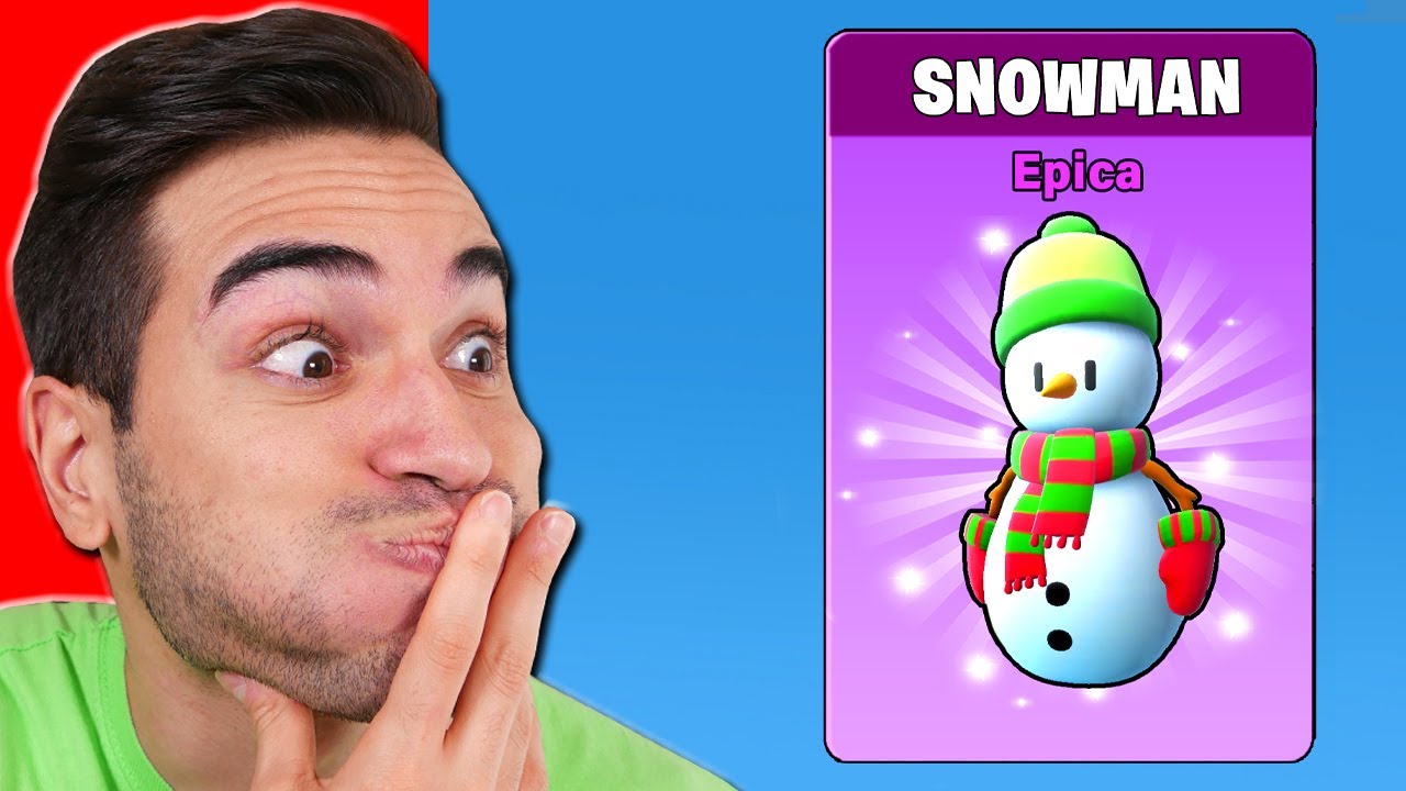 TROVO LA NUOVA SKIN DEL PUPAZZO DI NEVE DI STUMBLE GUYS - YouTube
