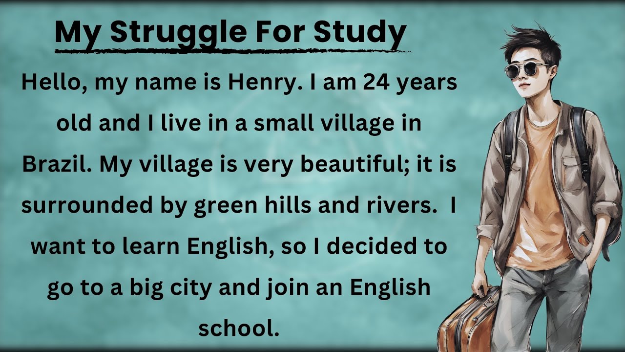 My Struggle For Study || How to Improve your English || Learn English ...