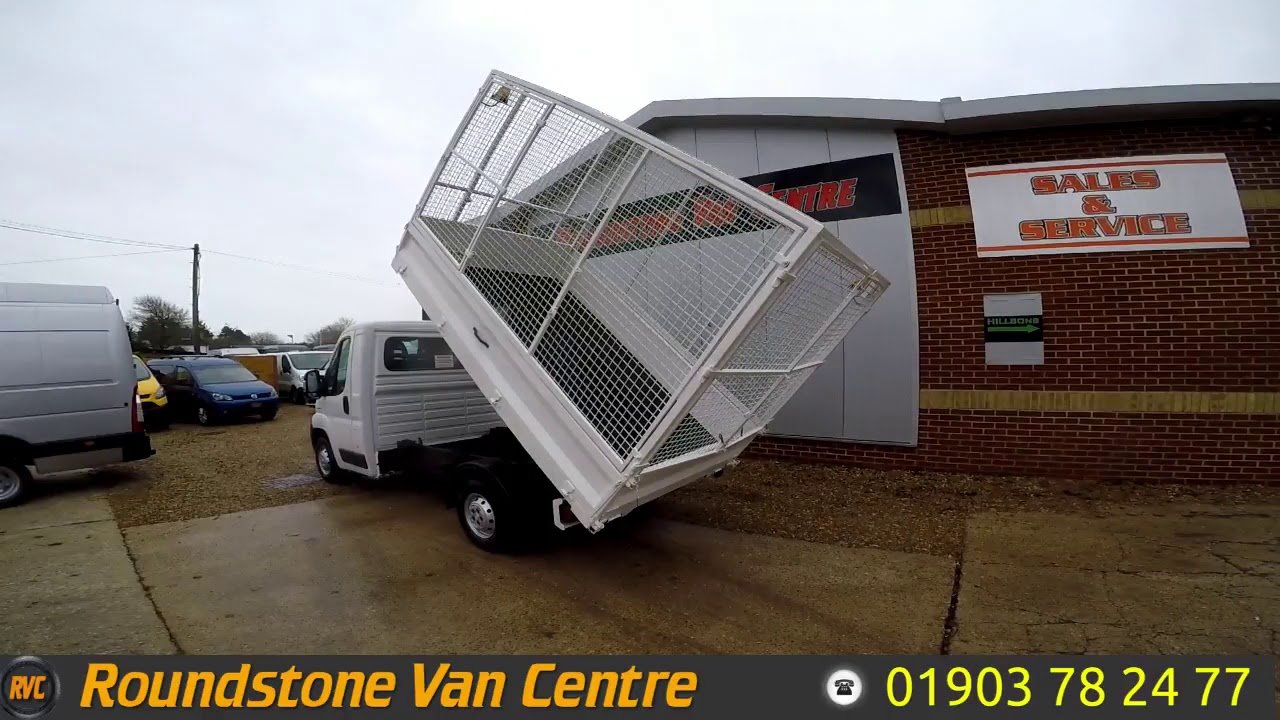 2009 Fiat Ducato Caged Tipper Truck FNA - YouTube