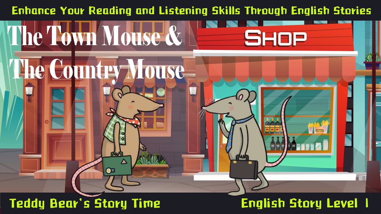 Aesop fable The Town Mouse and the Country Mouse English Fairy Tale ...