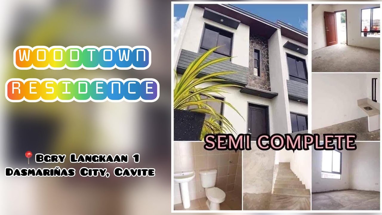 Woodtown Residence | Semi-complete type | Turnover Unit - YouTube
