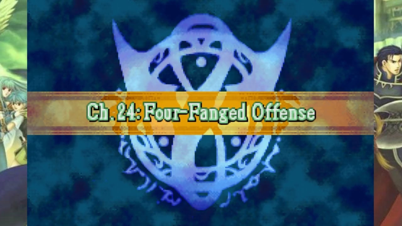 Fire Emblem 7 Hector Hard Mode Chapter 24 "Four-Fanged Offense" - YouTube