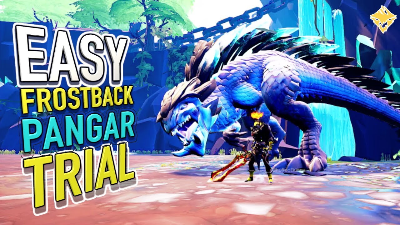The Easiest Frostback Pangar Dauntless Trial - Solo Sword Build - YouTube