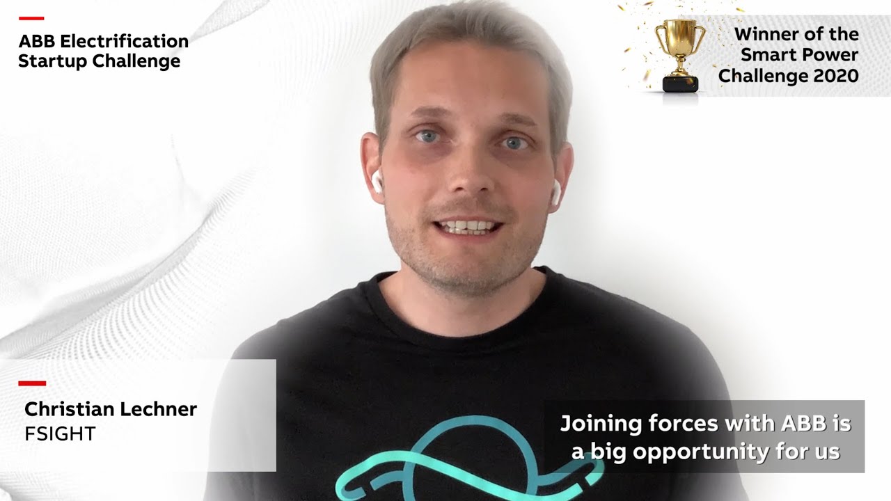 Winner of ABB Electrification Startup Challenge 2020 Fsight - YouTube
