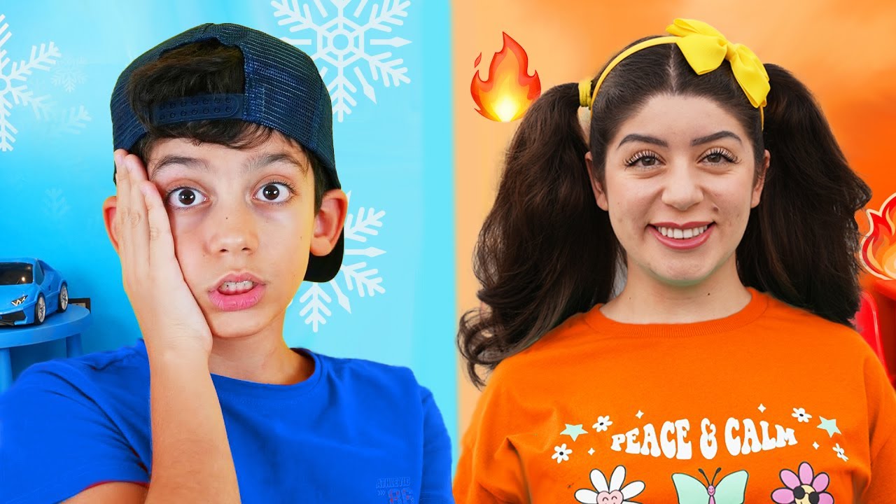Sara and Jason play the hot vs cold challenge - YouTube