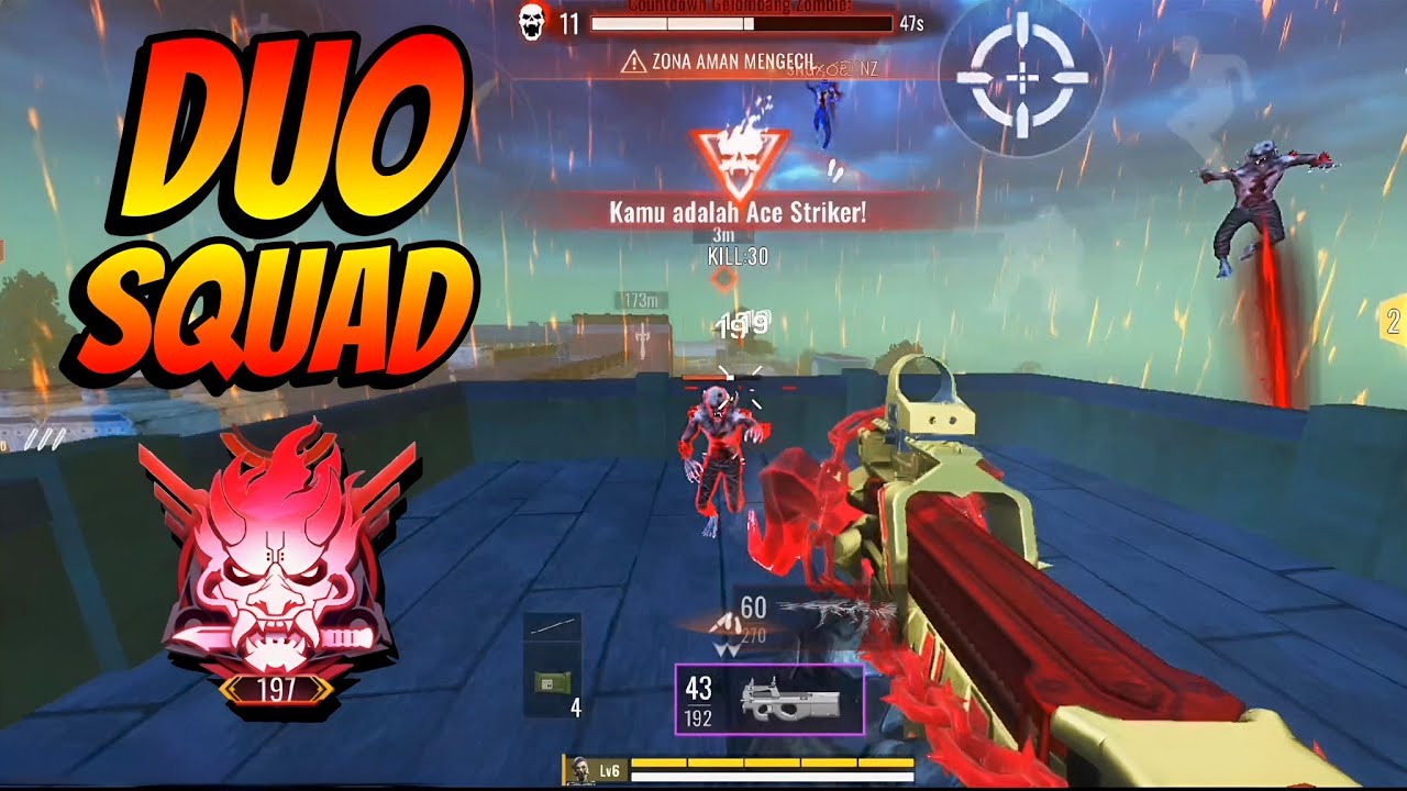Duo Squad Mode Zombie Chaos Banget | Blood Strike Gameplay - YouTube