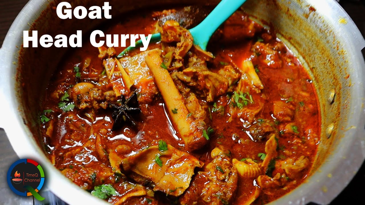 Goat Head Recipe || Goat Head Curry || Talakaya Kura - YouTube