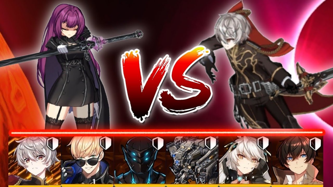 람다 VS 모든 각성 디펜더 / Lambda VS All Awakened Defenders (카운터사이드/Counter side) - YouTube