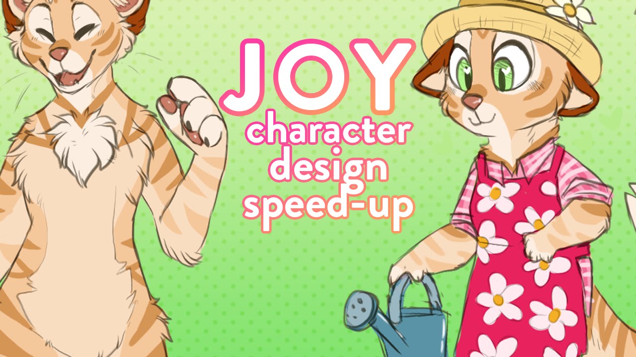 Joy - Character Design Speed-Up - YouTube