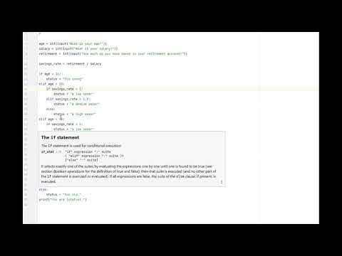 4210 - Python (nested if / elif / else) statement - YouTube
