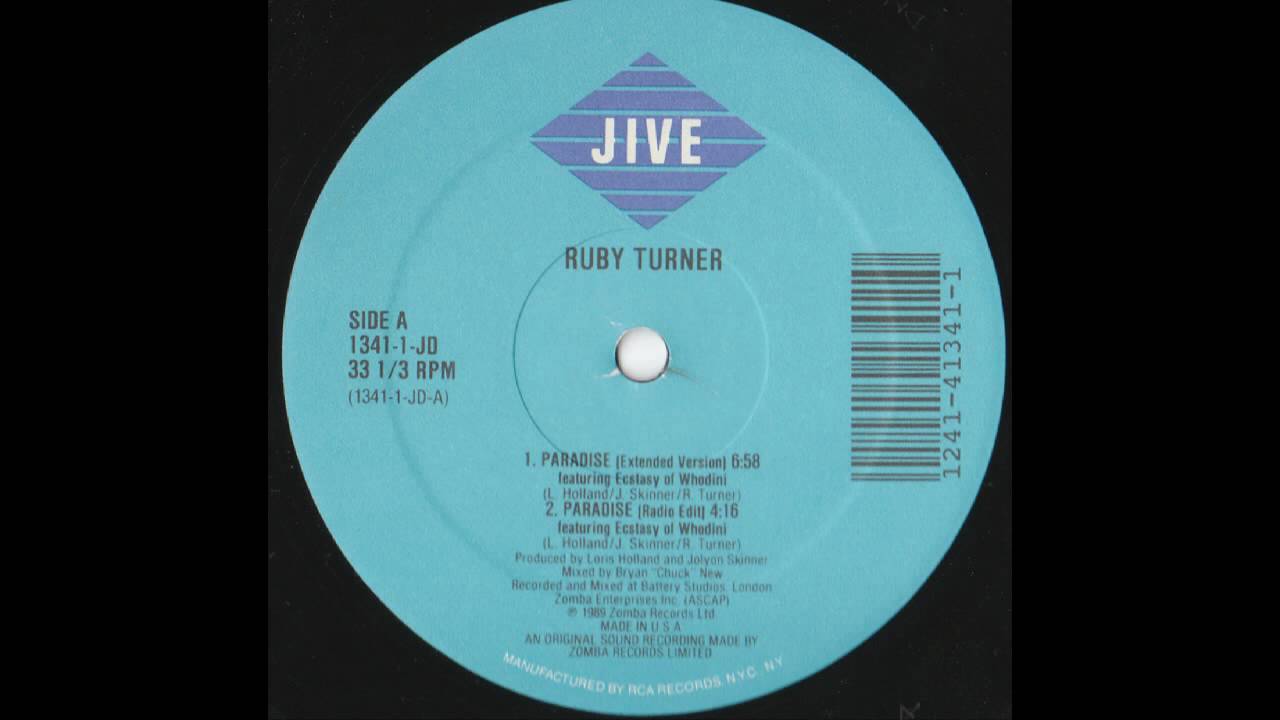 Ruby Turner - Paradise (Extended Mix) - YouTube