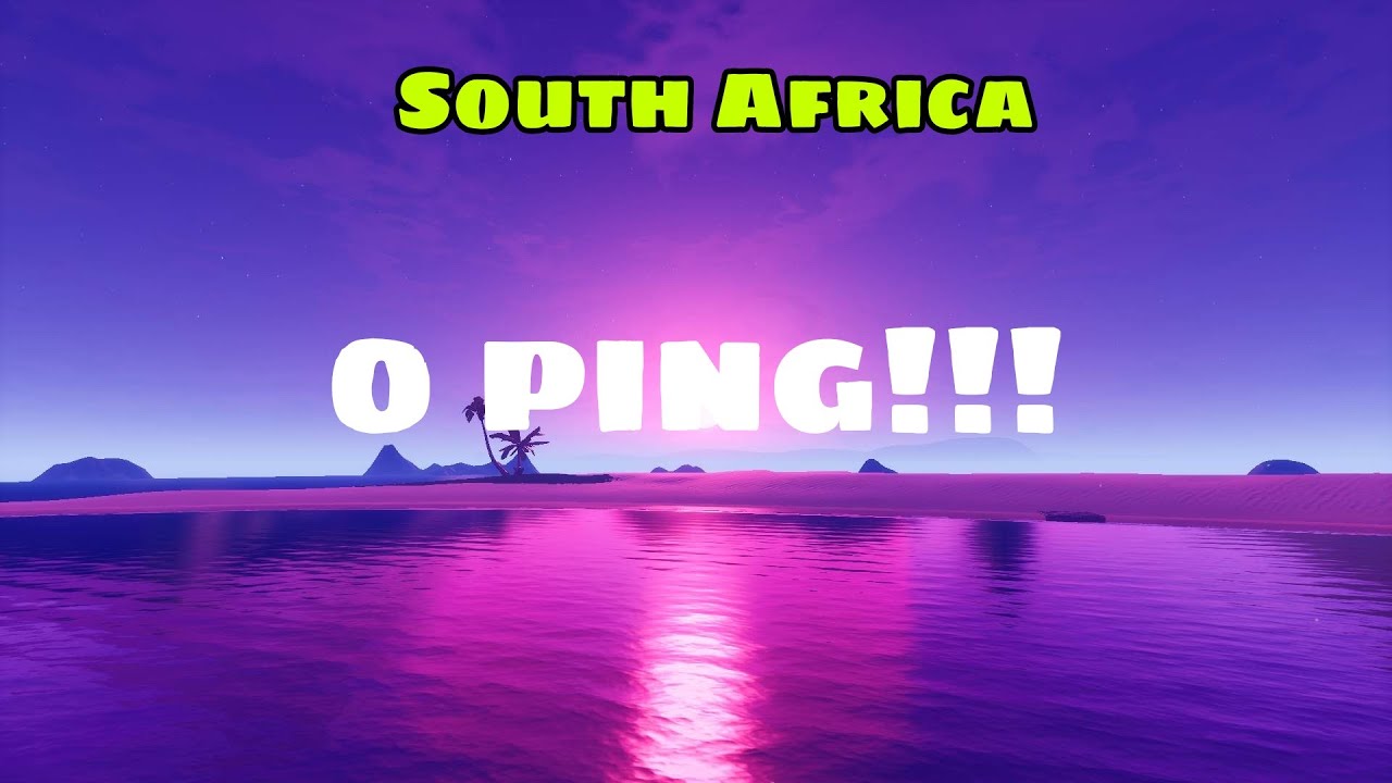 How to get 0 PING!!! in ANY COUNTRY South Africa... - YouTube
