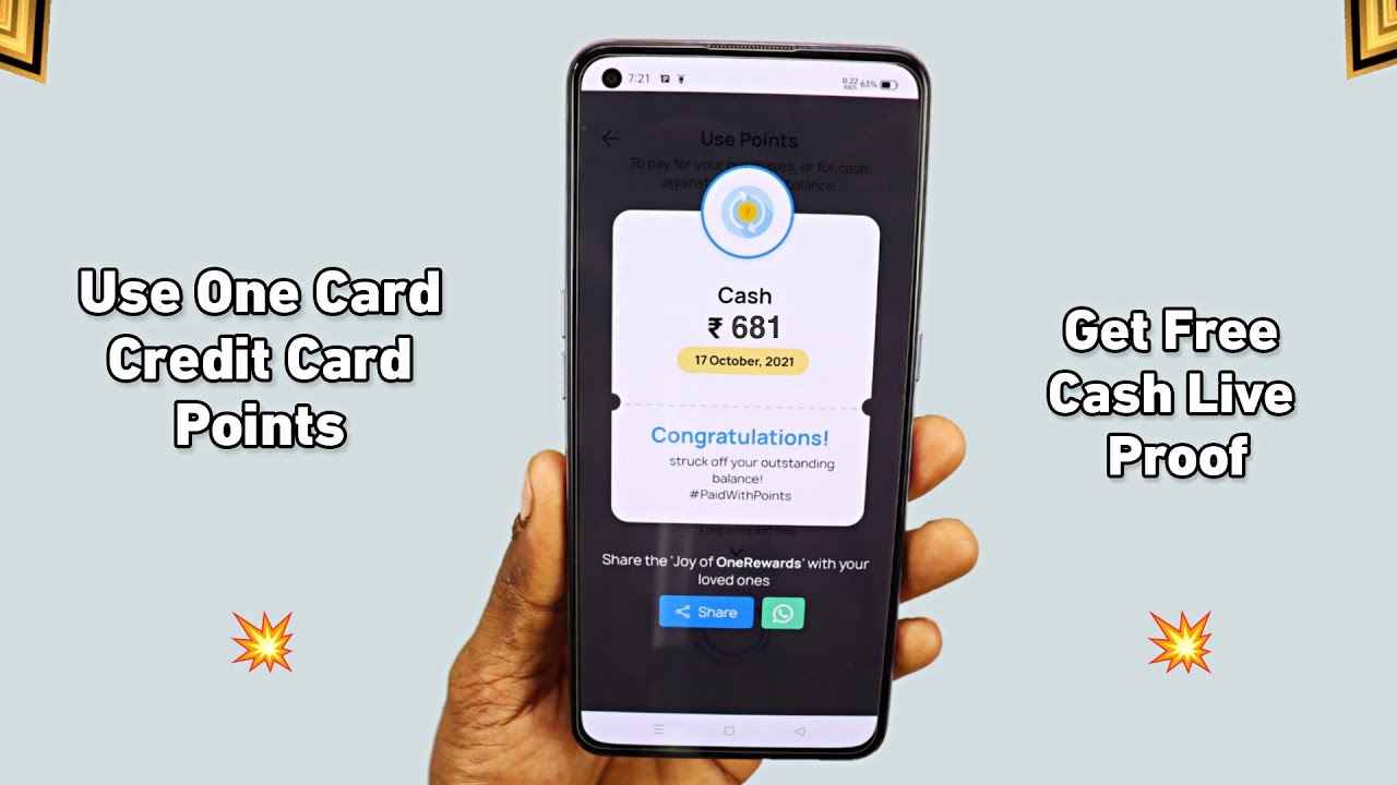 How To Use One Card Credit Card Points & Get Free Cash |Live Proof ...