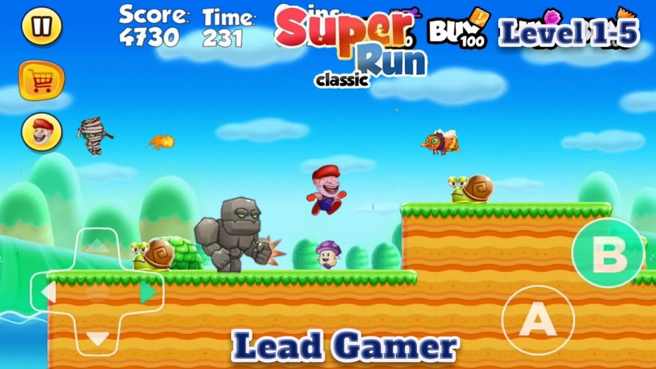 Super Run Go Classic Game | Level 1-5 | #gaming #youtube #youtubeshorts ...