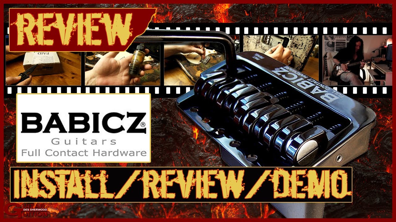 Babicz trem / bridge - unboxing - install - review - demo - YouTube