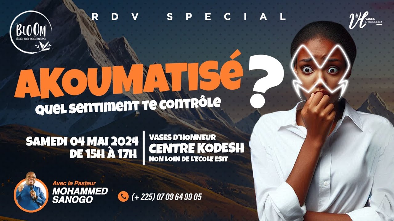 RDV spécial BLOOM de l’église VASES D'HONNEUR Centre Kodesh. | 04/05 ...