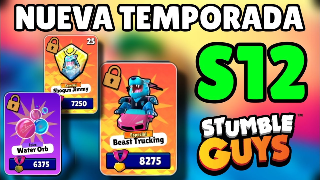 NUEVA TEMPORADA DE TORNEOS S12 EN STUMBLE GUYS - YouTube