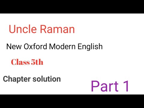 Uncle Raman ( New oxford modern English)Class 5th - YouTube