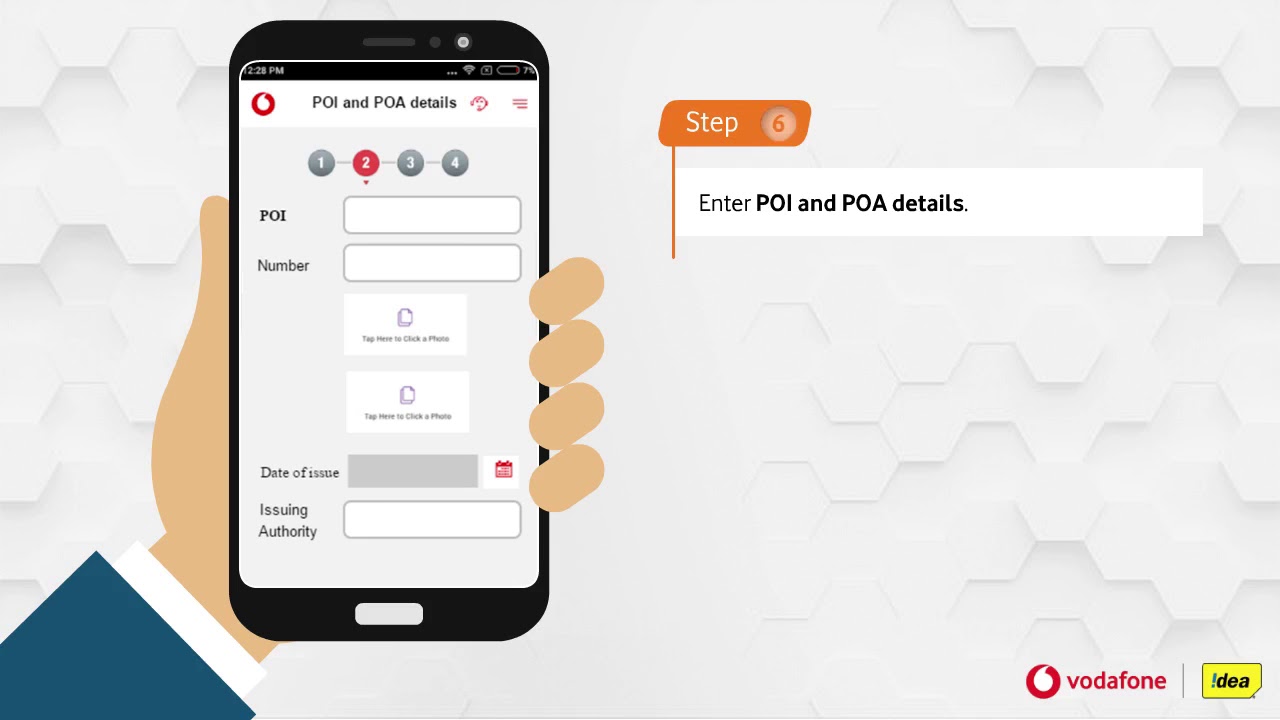 Vodafone/Idea New SIM activation process - YouTube