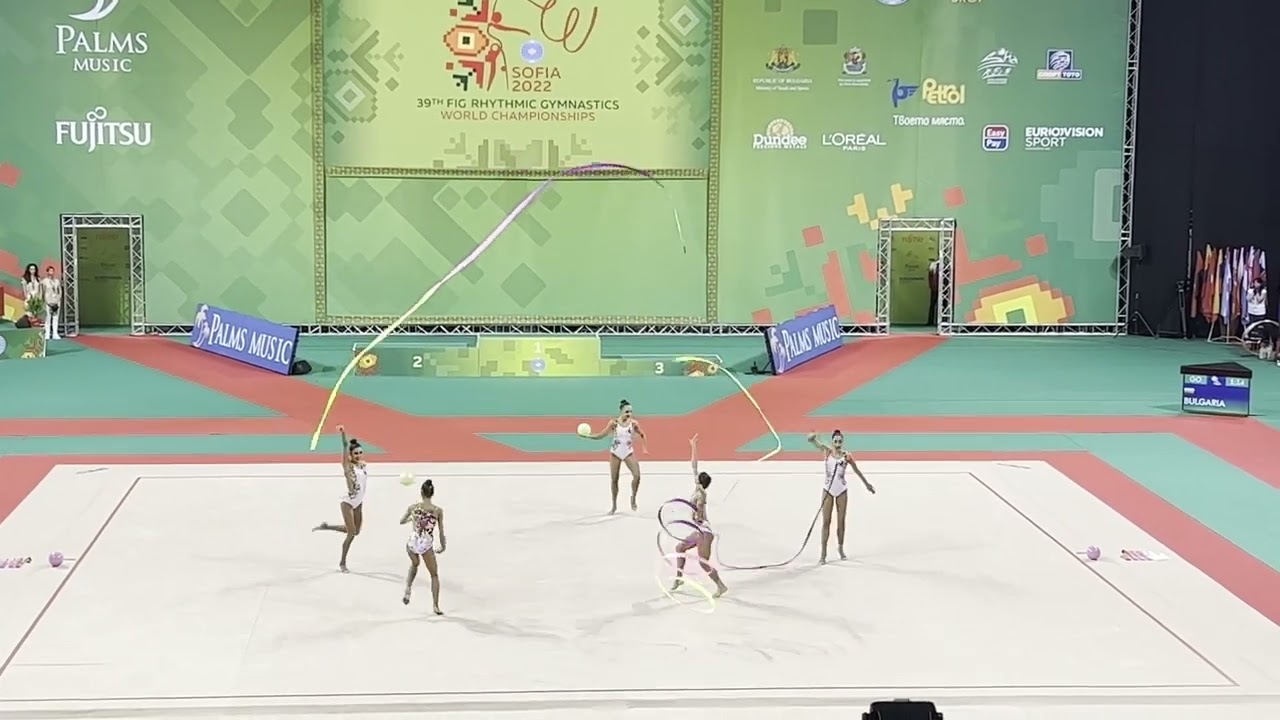 Bulgarian Rhythmic Gymnastics Team Gold Medal-winning Composition at ...